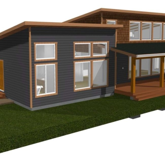Energy Efficient Westcoast Contemporary Prefab Cottage - Pacific Homes